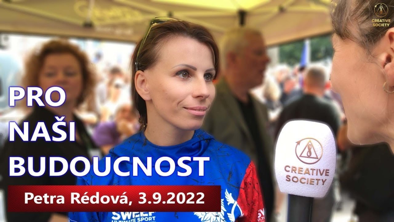 Chci budoucnost pro své děti! | Petra Rédová | Demonstrace Praha ...