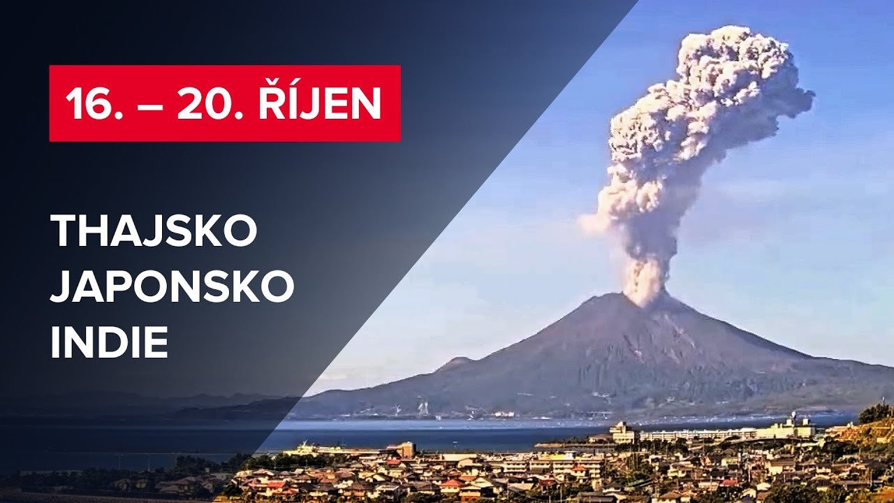 Mnoho oblastí Phuketu je zaplaveno. Erupce sopky Sakuradžima