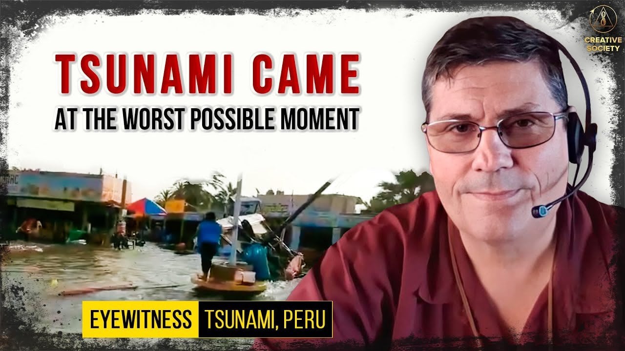 Tsunami through the eyes of eyewitness ↝ Panic and defenselessness